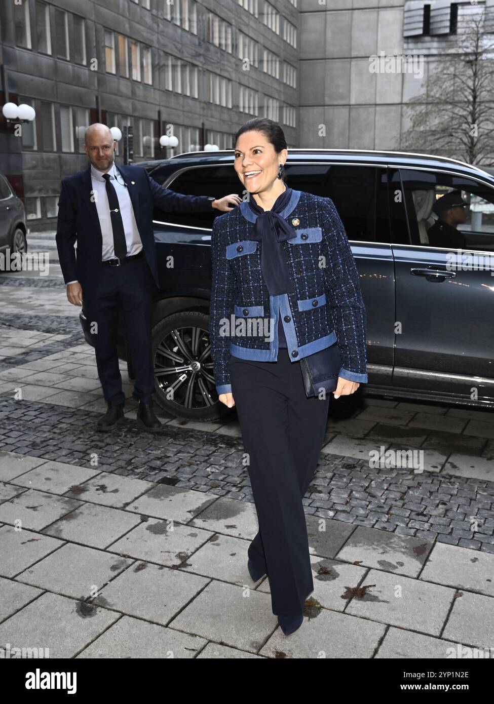 Crown Princess Victoria arrives at Formas' conference on oceans and ...