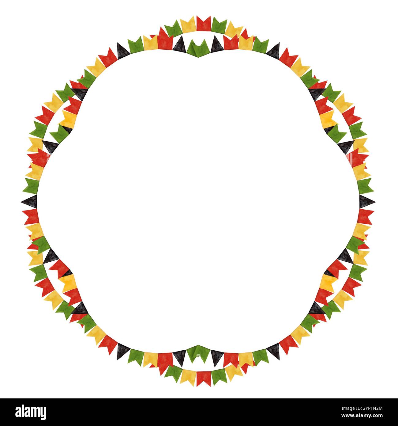 Frame red paper flower Cut Out Stock Images & Pictures - Alamy