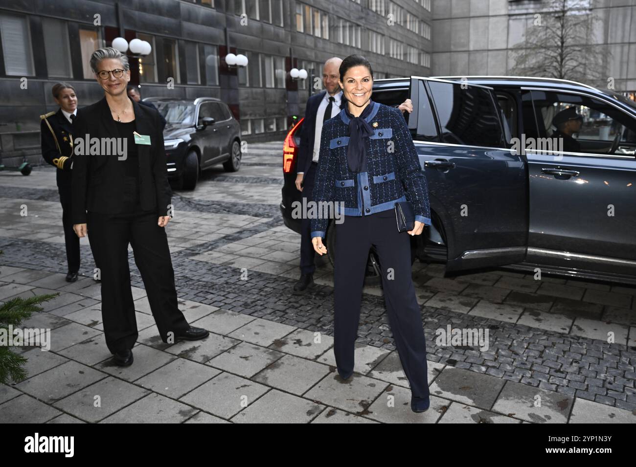 Crown Princess Victoria arrives at Formas' conference on oceans and ...