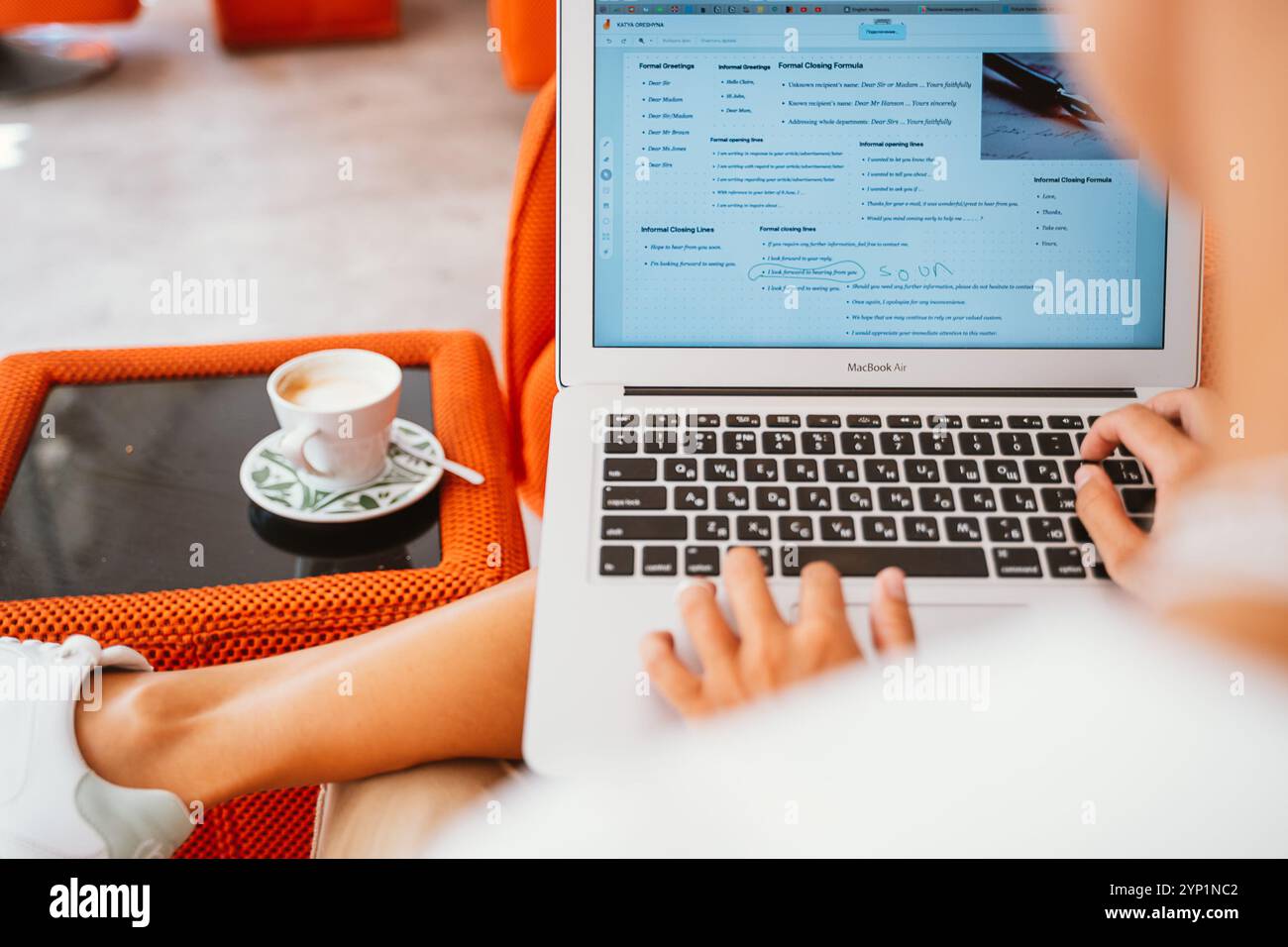 Remote Work Digital Nomad Stock Photo Alamy