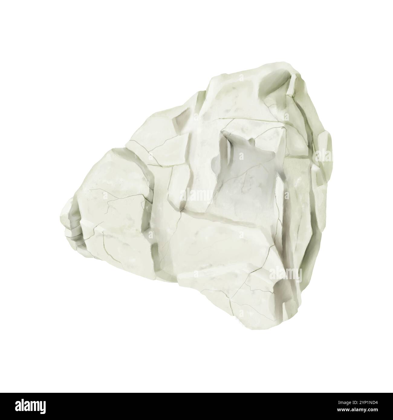 Rock stones with boulder fragments with cracks and rough texture ...