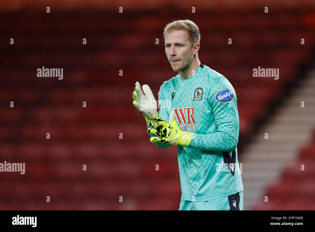Blackburn Rovers goalkeeper Aynsley Pears during the Sky Bet ...