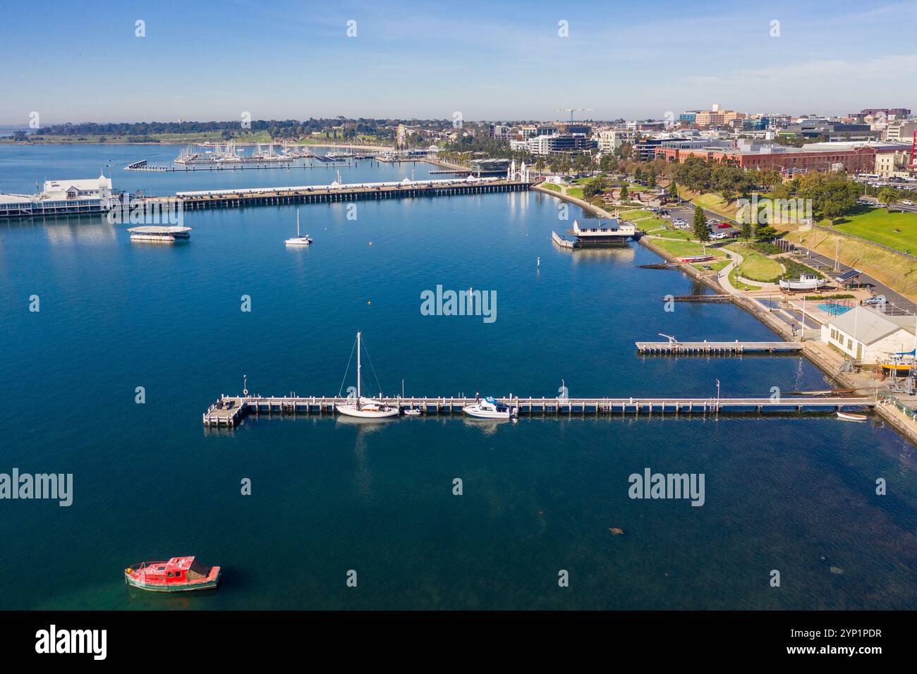 Aerial view geelong waterfront hi-res stock photography and images - Alamy