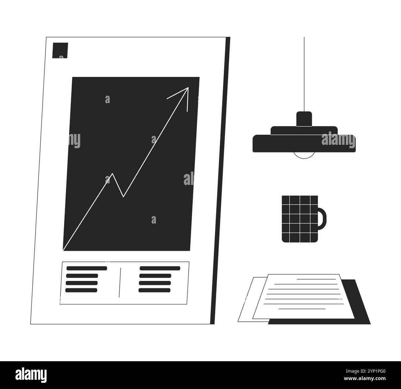 Documents icons set cartoon Cut Out Stock Images & Pictures - Alamy