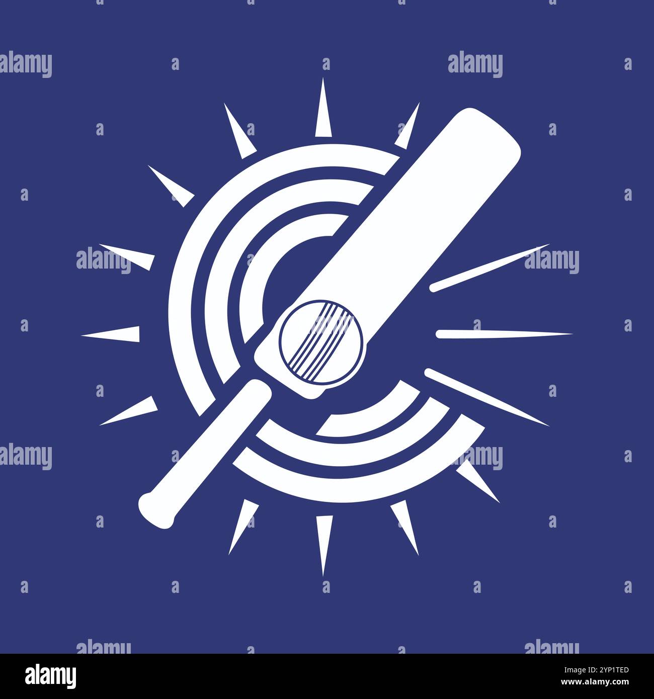 Editable cricket logo Stock Vector Images - Alamy