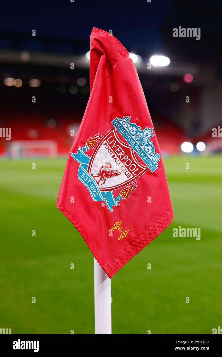 Illustration, corner flag during the UEFA Champions League, League ...