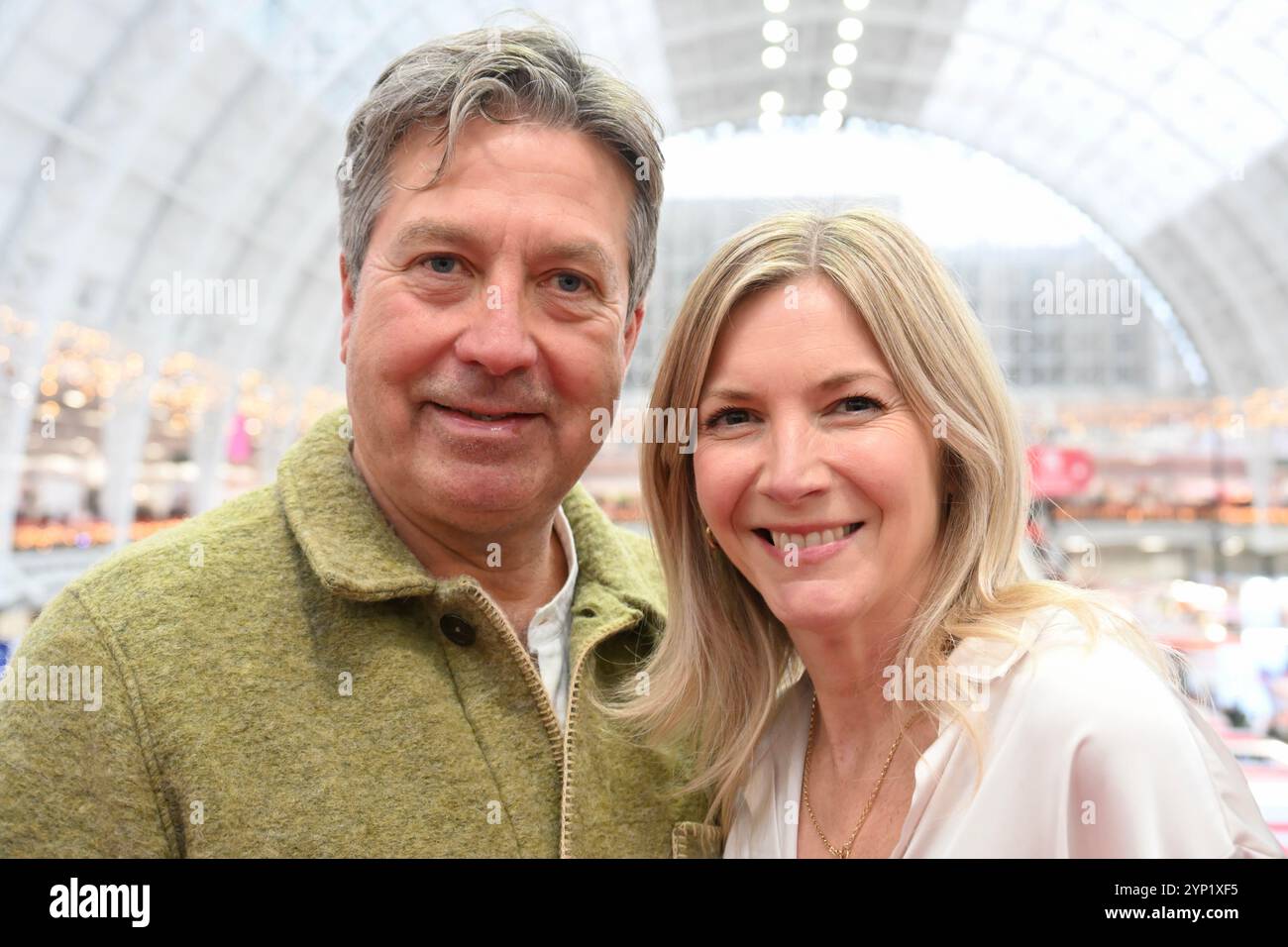 John Torode, Lisa Faulkner. Ideal Home Show Christmas, Olympia, London ...