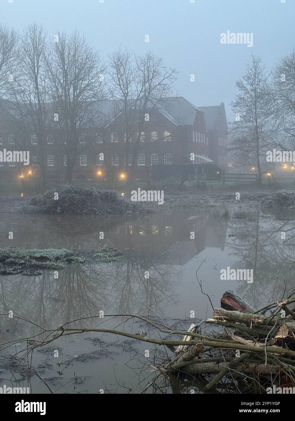 Eashing Lane, Godalming. 28th November 2024. Heavy rainfall associated ...