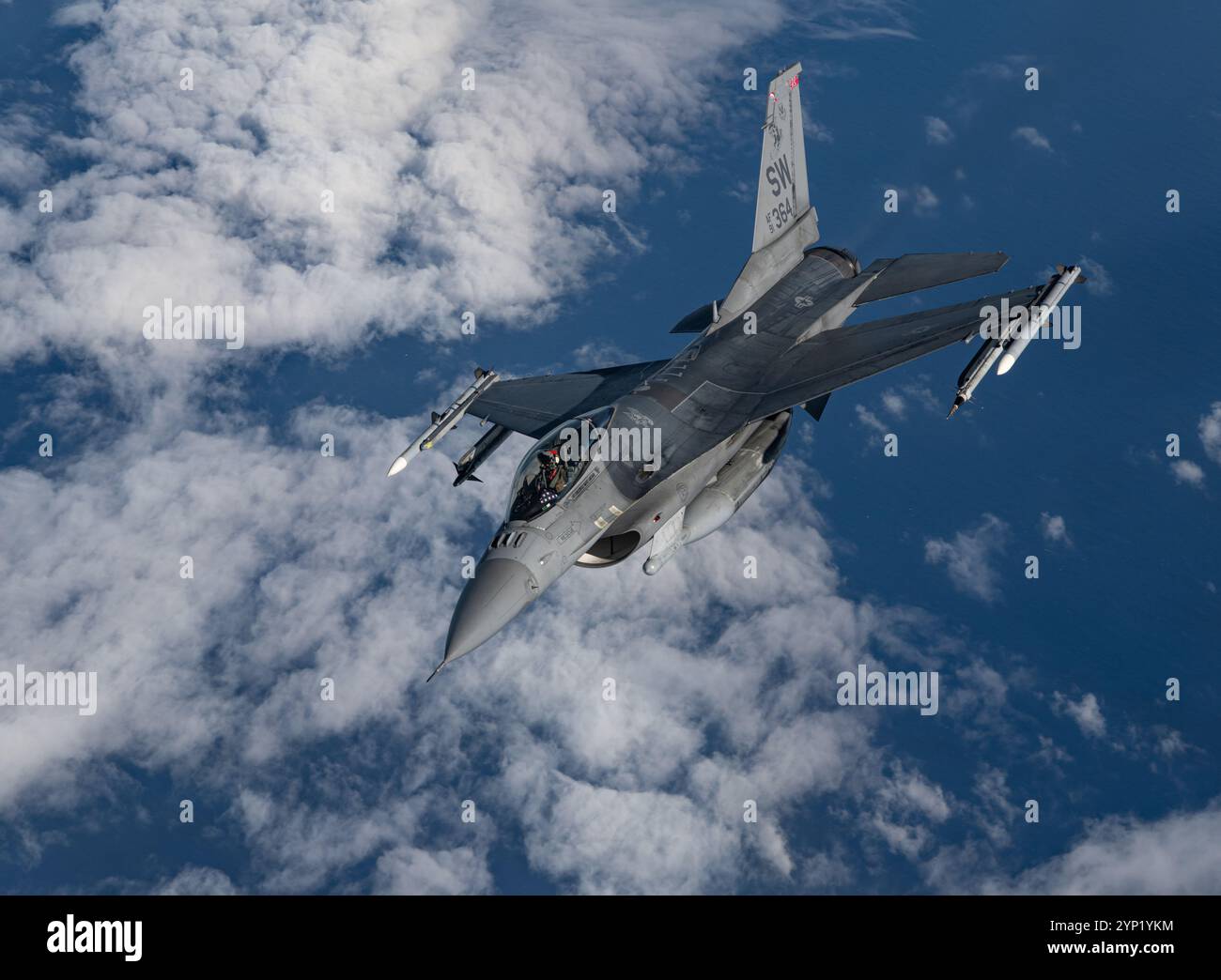 A U.S. Air Force F-16 Fighting Falcon, assigned to the 77th ...