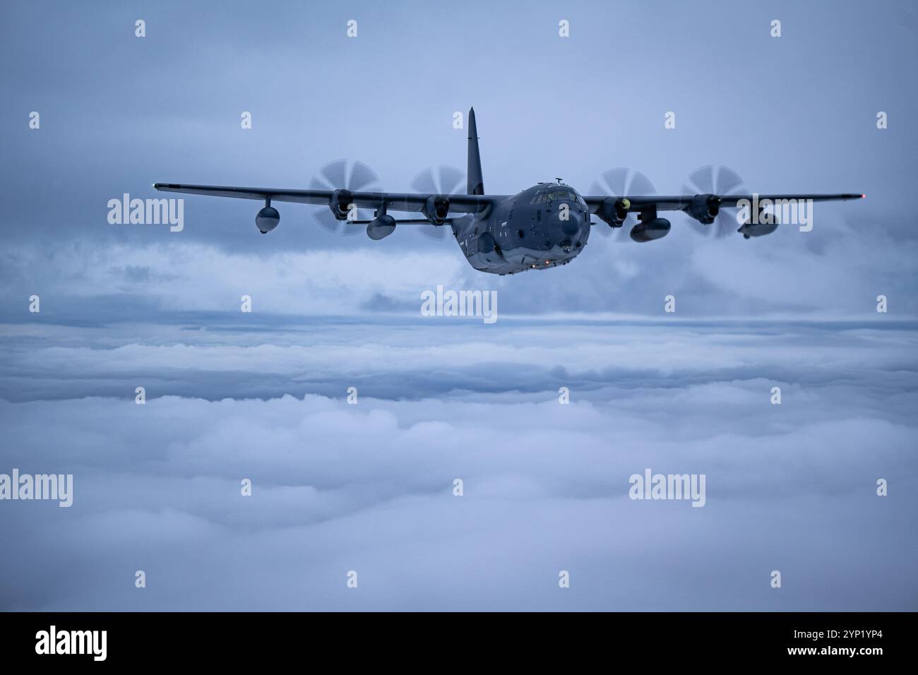 A U.S. Air Force MC-130J Commando II from the 352d Special Operations ...