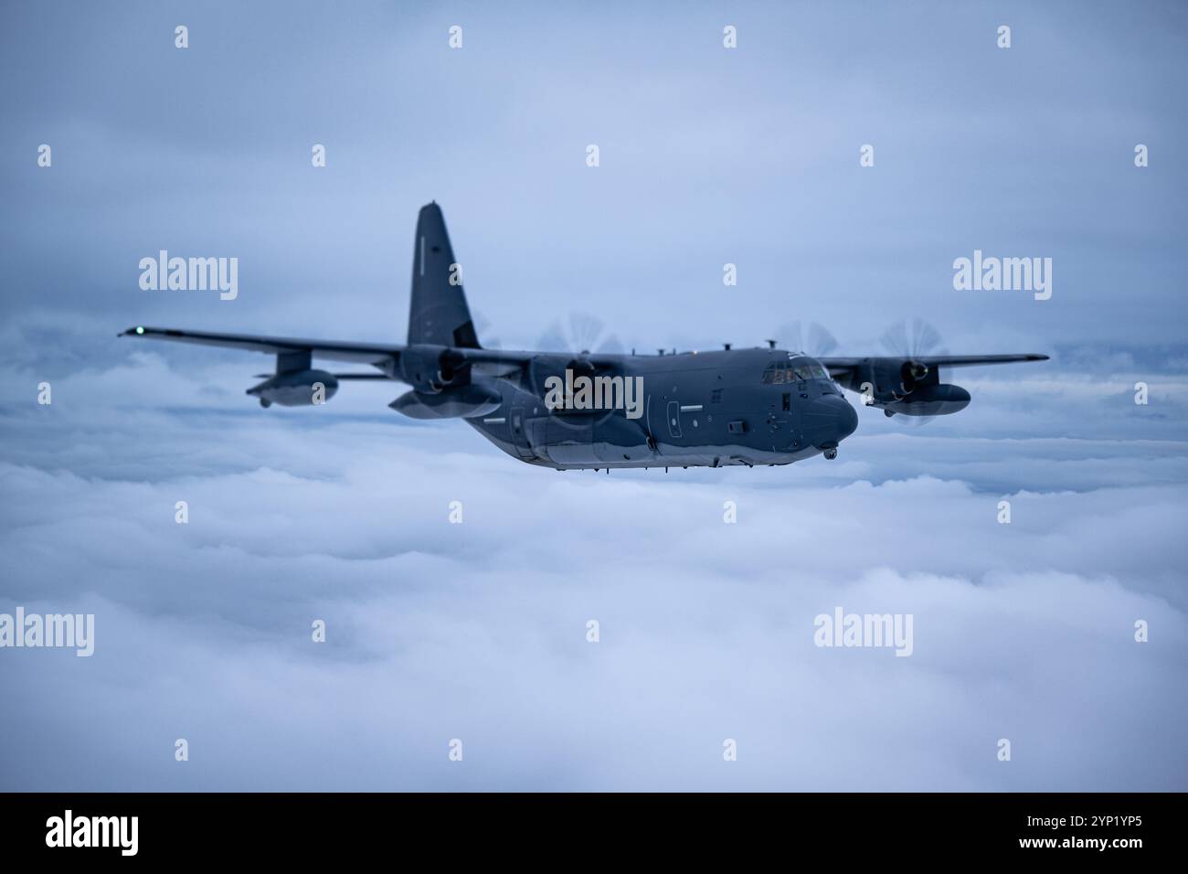 A U.S. Air Force MC-130J Commando II from the 352d Special Operations ...