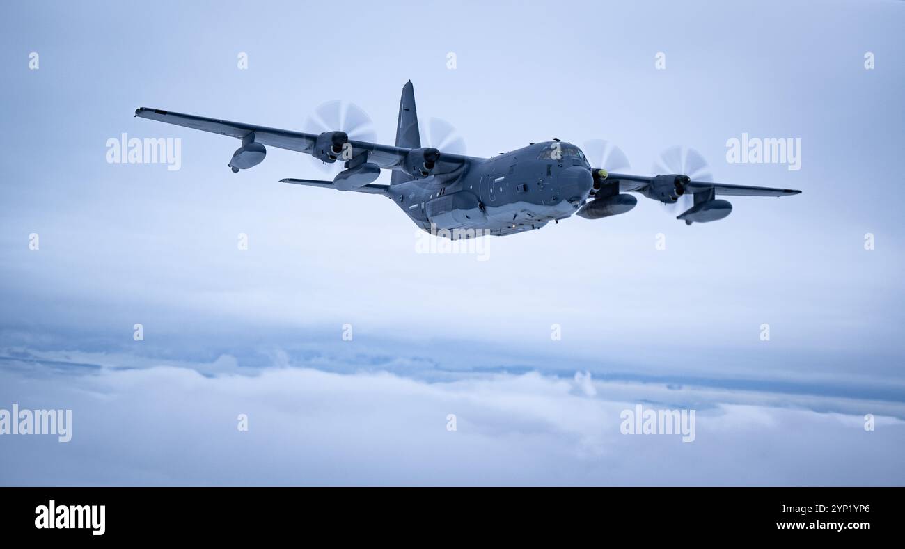 A U.S. Air Force MC-130J Commando II from the 352d Special Operations ...