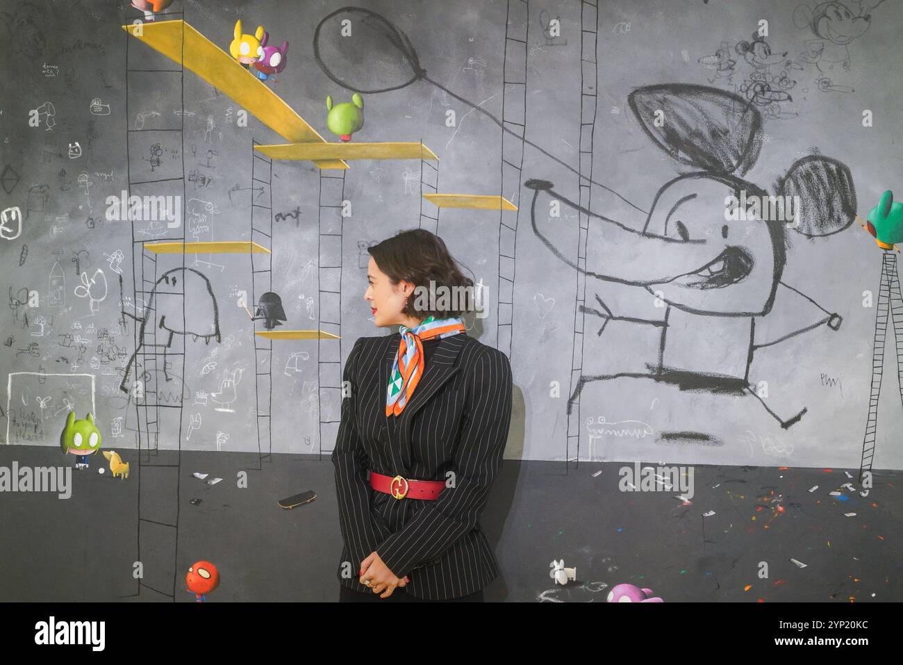 London, UK. 28 November 2024 edgar Plans, Art Notes -Mickey, 2020 ...