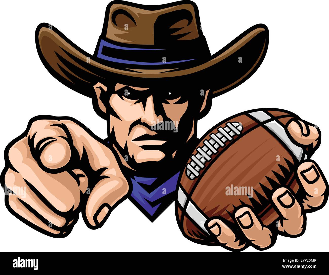 Cowboy pointing Stock Vector Images - Alamy