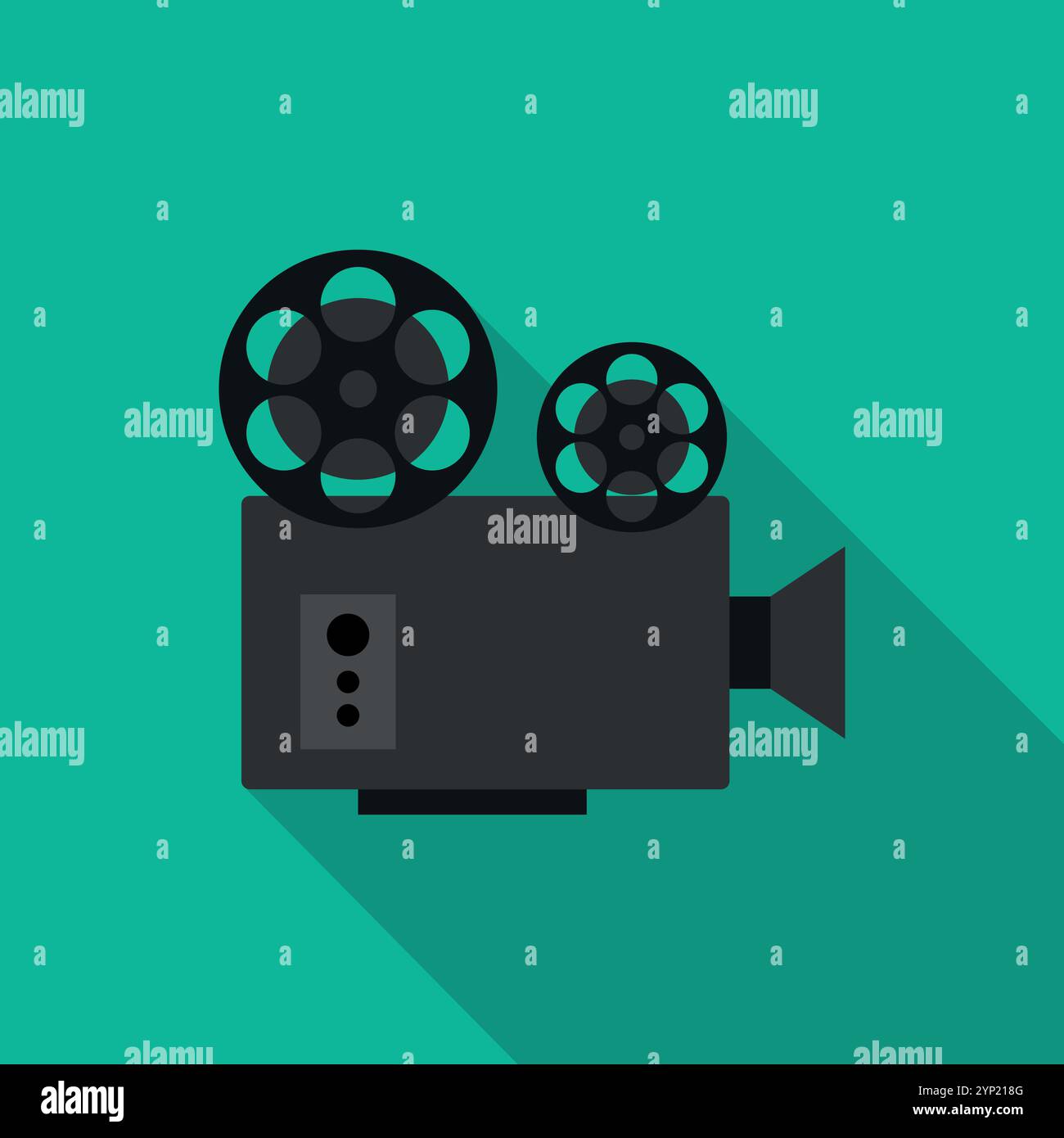 Theater movie projector Stock Vector Images - Alamy