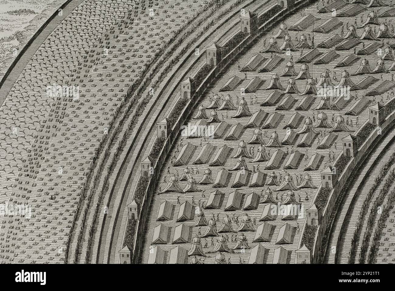 Gallic Wars (58 BC-51 BC). Siege of Alesia, 52 BC. The climactic ...