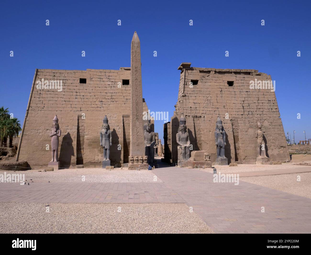 Amon Temple, Luxor, Egypt Stock Photo - Alamy