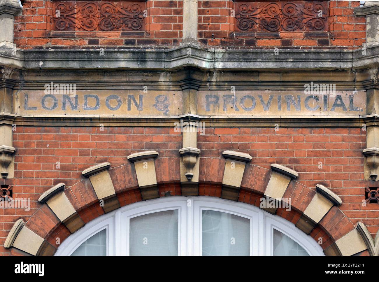 london and provincial bank building frontage Stock Photo - Alamy