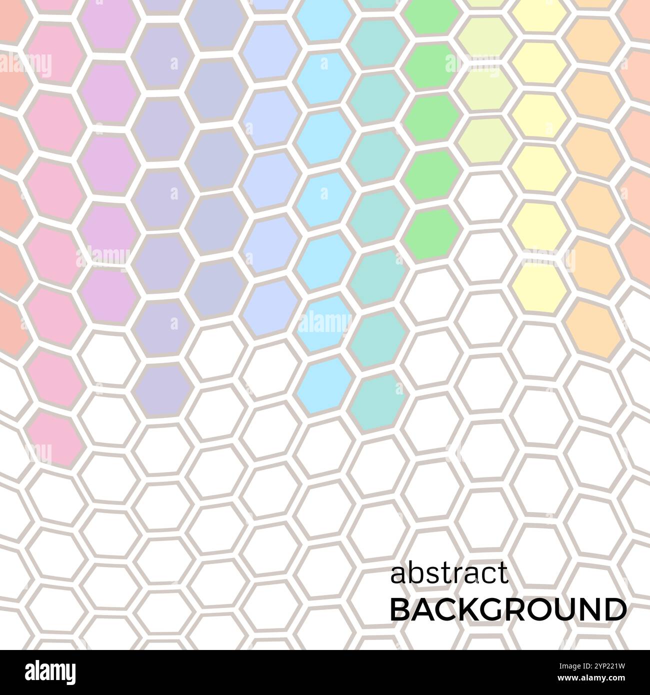 Abstract background with color hexagons elements. Vector illustration Stock Vector Image & Art ...