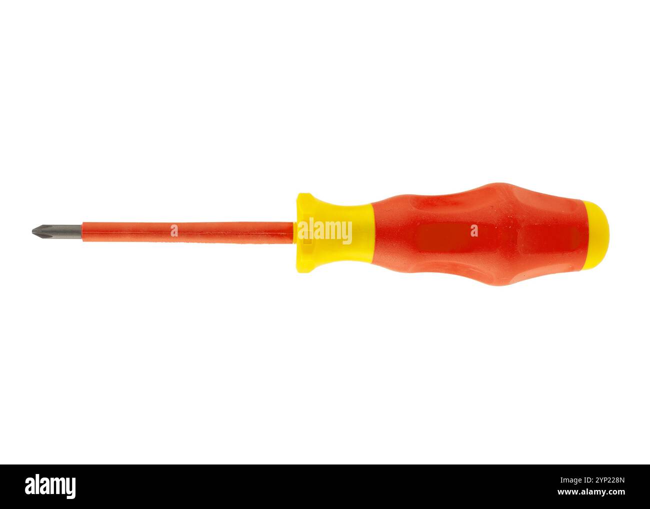 Red and Yellow Insulated Screwdriver Stock Photo - Alamy