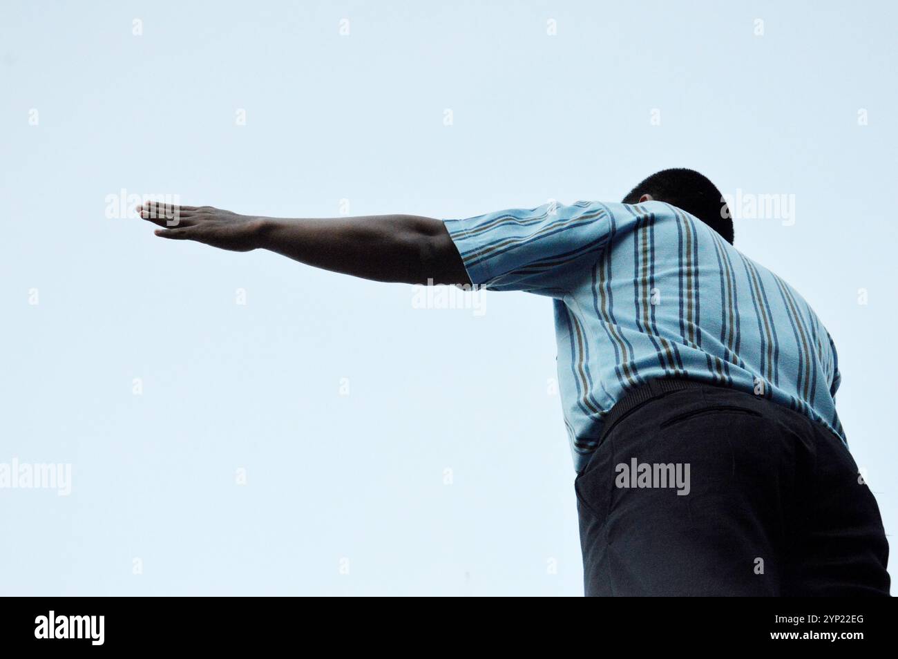 Football referee back view hi-res stock photography and images - Alamy