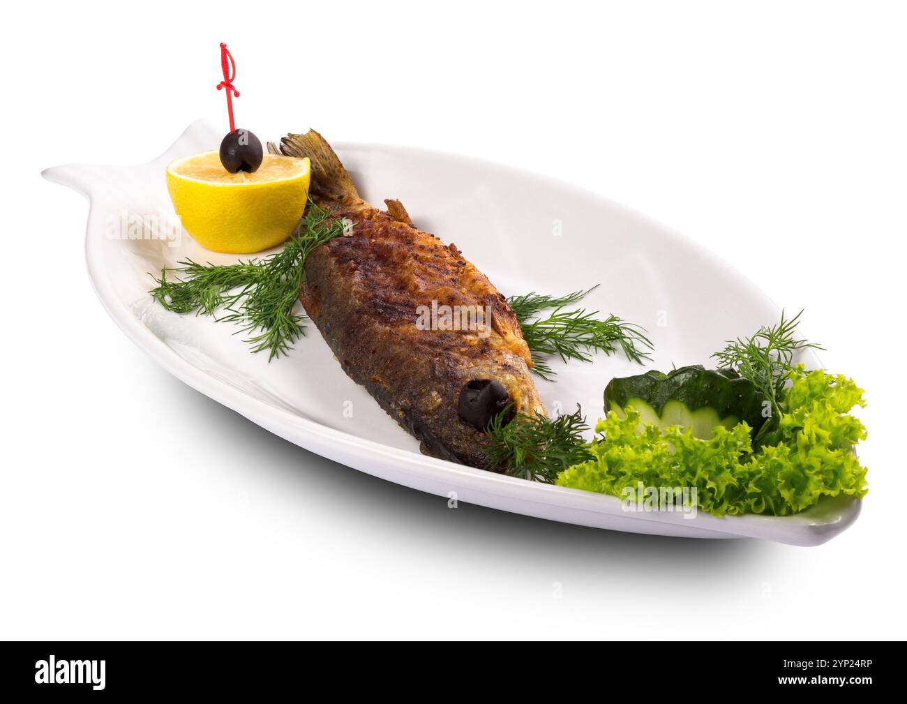 Traditional mediterranean recipe salad Cut Out Stock Images & Pictures ...