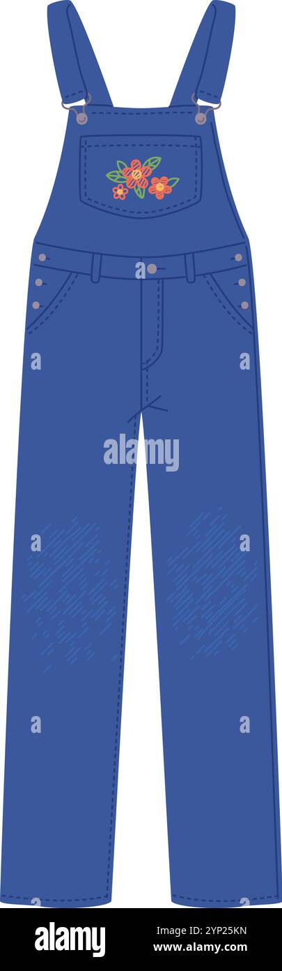 Navy blue overalls Cut Out Stock Images & Pictures - Alamy