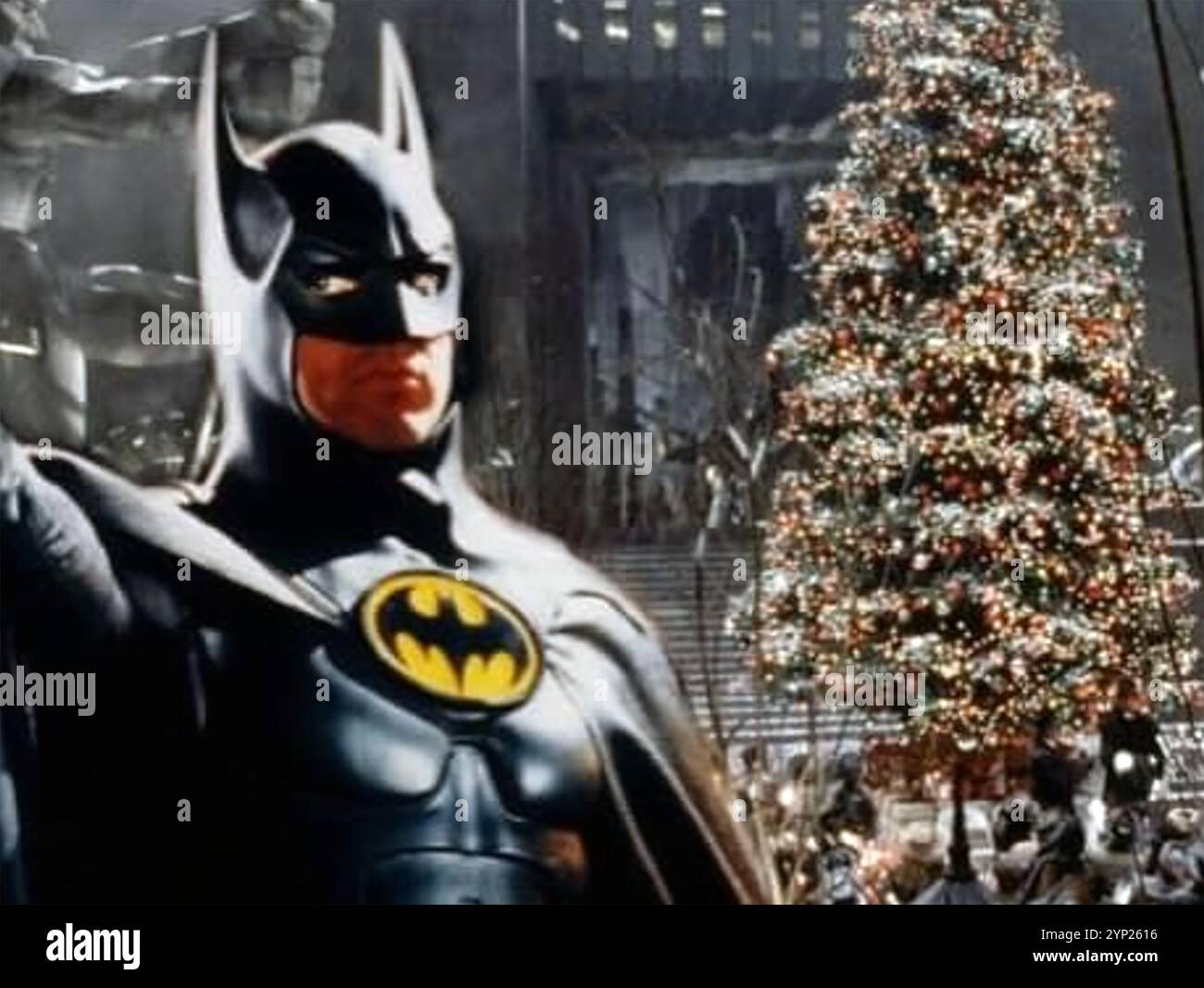 BATMAN RETURNS 1992 Warner Bros. film with Michael Keaton as Batman ...