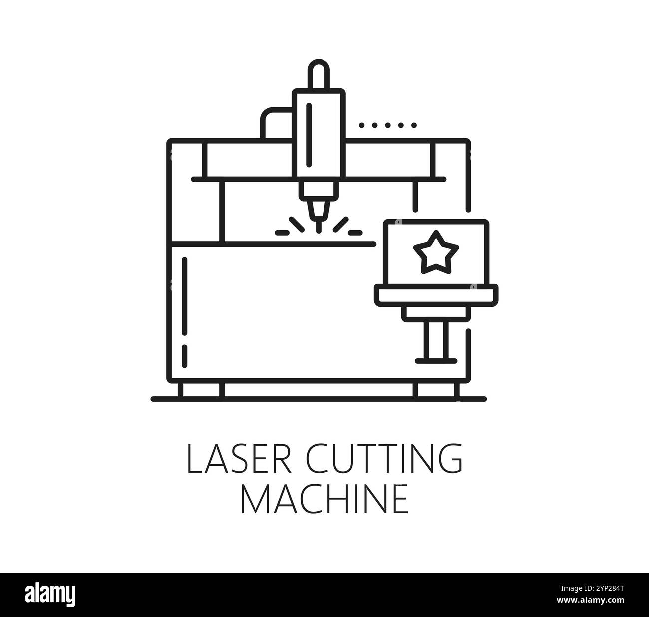 Plasma etching machine Stock Vector Images - Alamy