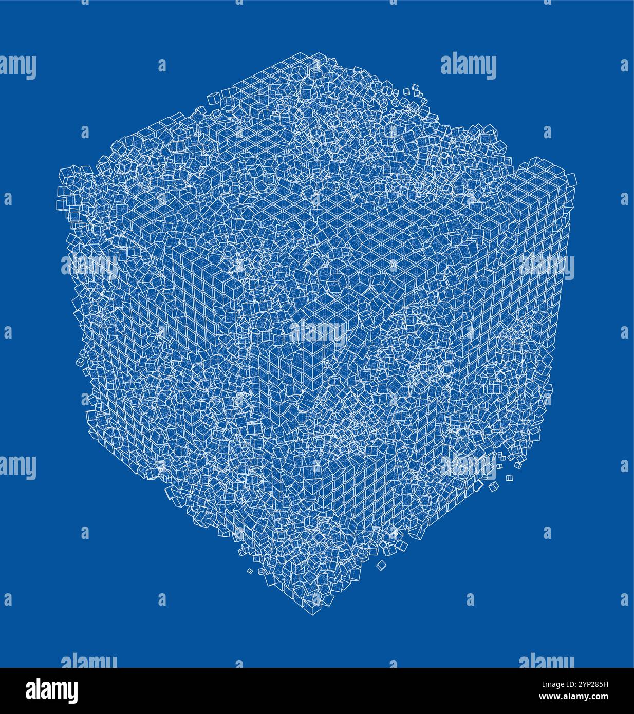 Wireframe Boxes. Sketch style Stock Vector Image & Art - Alamy