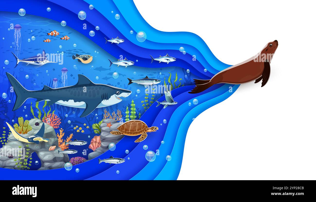 Teeming with wildlife Stock Vector Images - Alamy