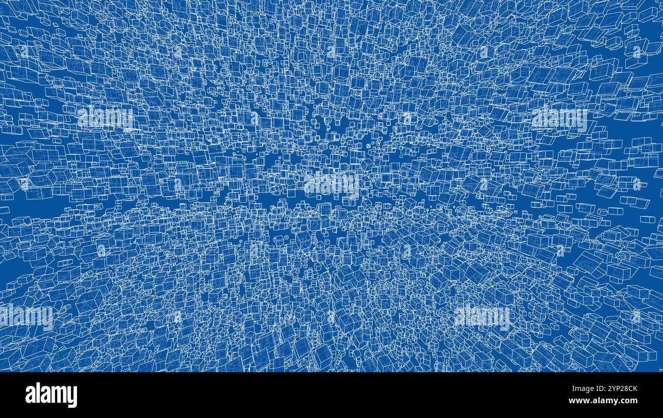 Wireframe Boxes. Sketch style Stock Vector Image & Art - Alamy