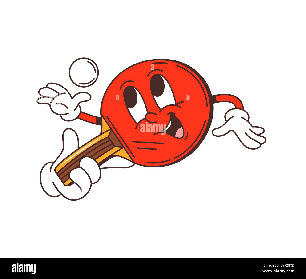 Vintage ping pong paddle Stock Vector Images - Alamy