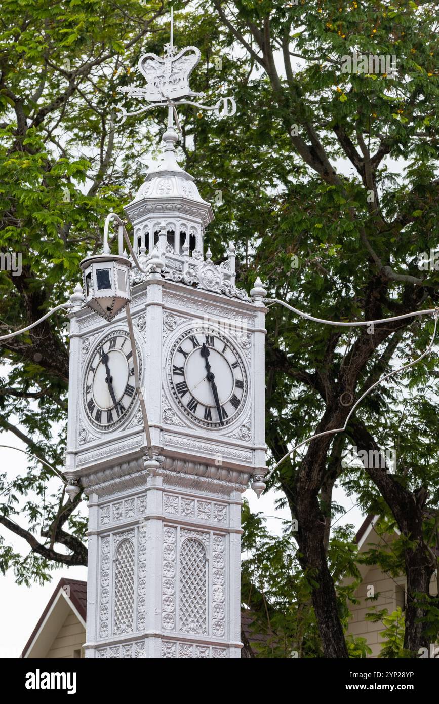 Old Clock tower of Victoria, Seychelles. One of the most popular ...