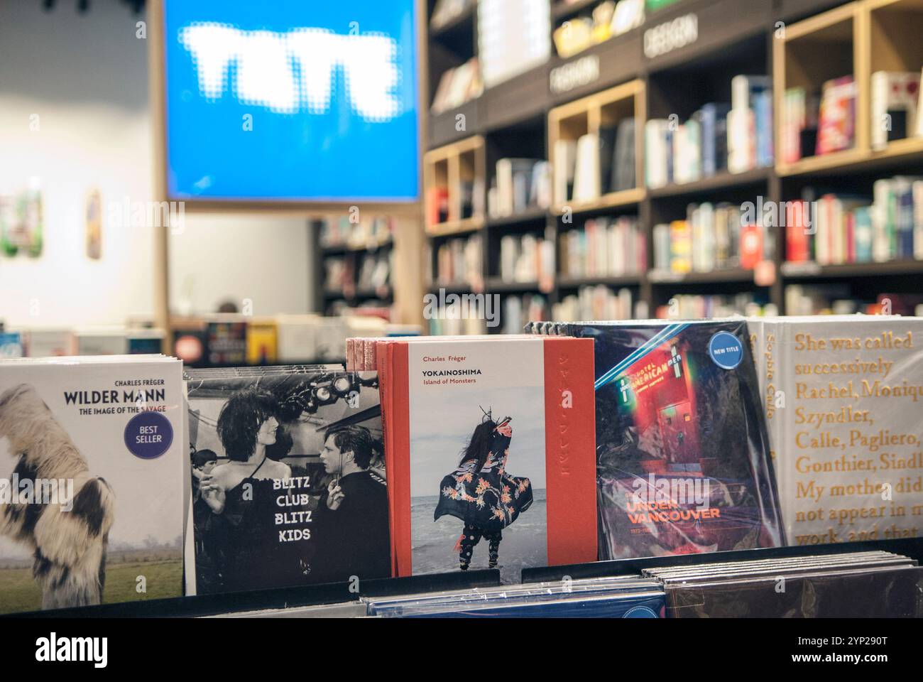 The Tate Modern, book shop selling photography books and photo zines ...