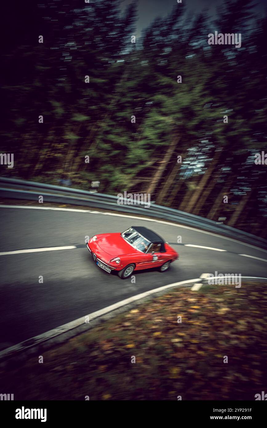 Classic Alfa Romeo Duetto Spider at Classic Car Race, Jochpass Oldtimer ...