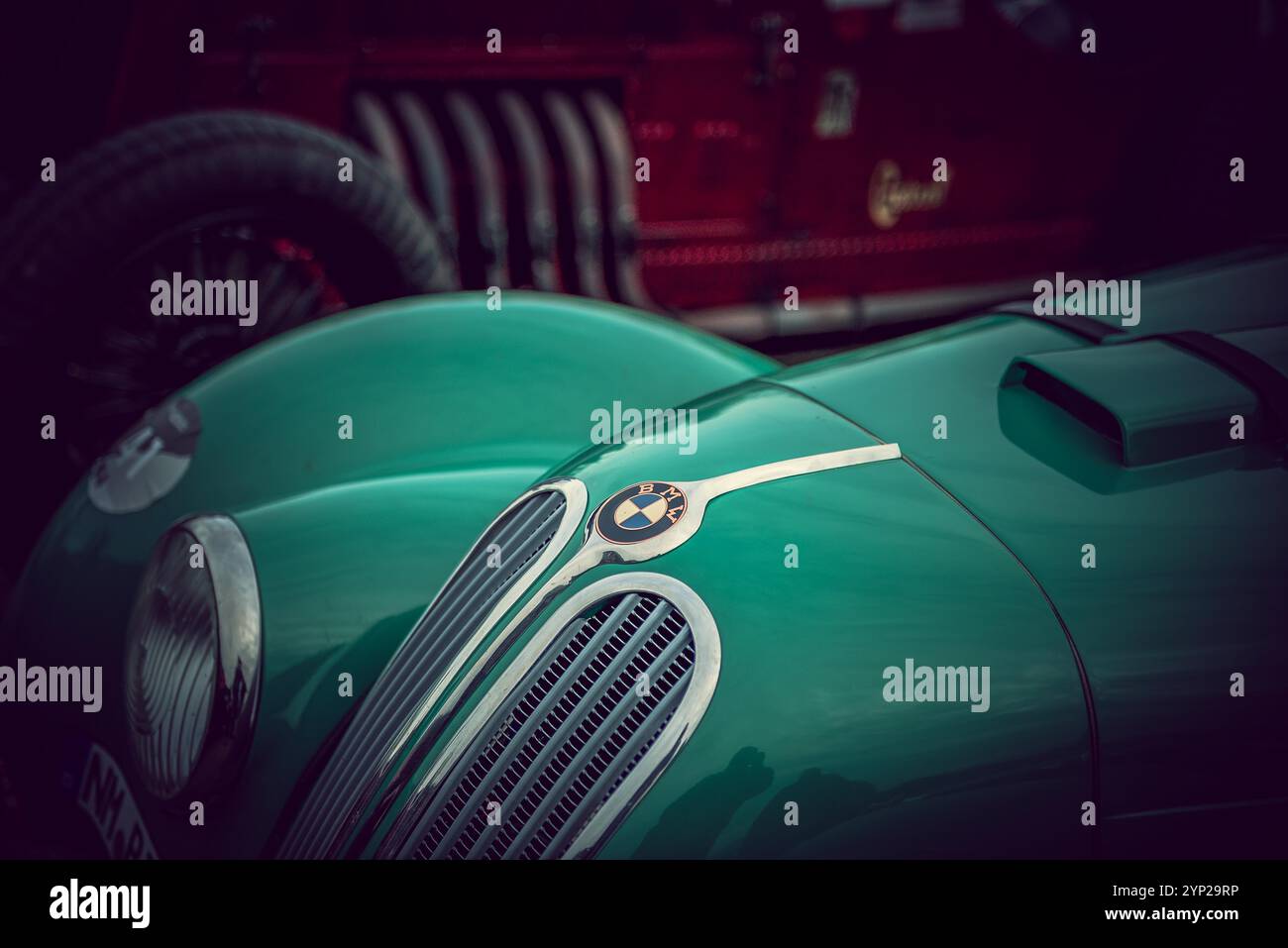 BMW 328 from 1936 at Classic Car Race, Jochpass, Germany Stock Photo ...