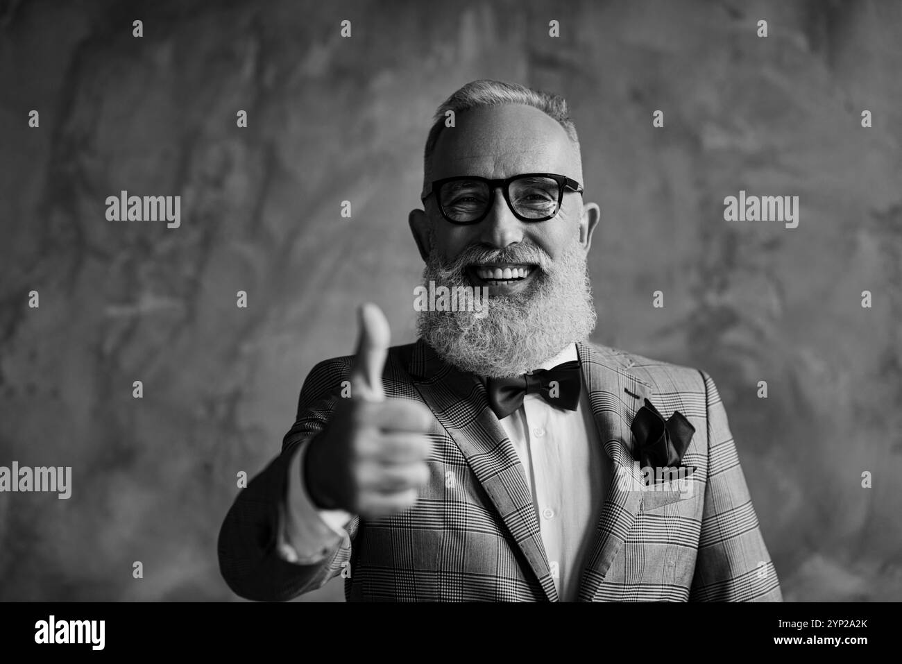 Cheerful man in shop Black and White Stock Photos & Images - Alamy