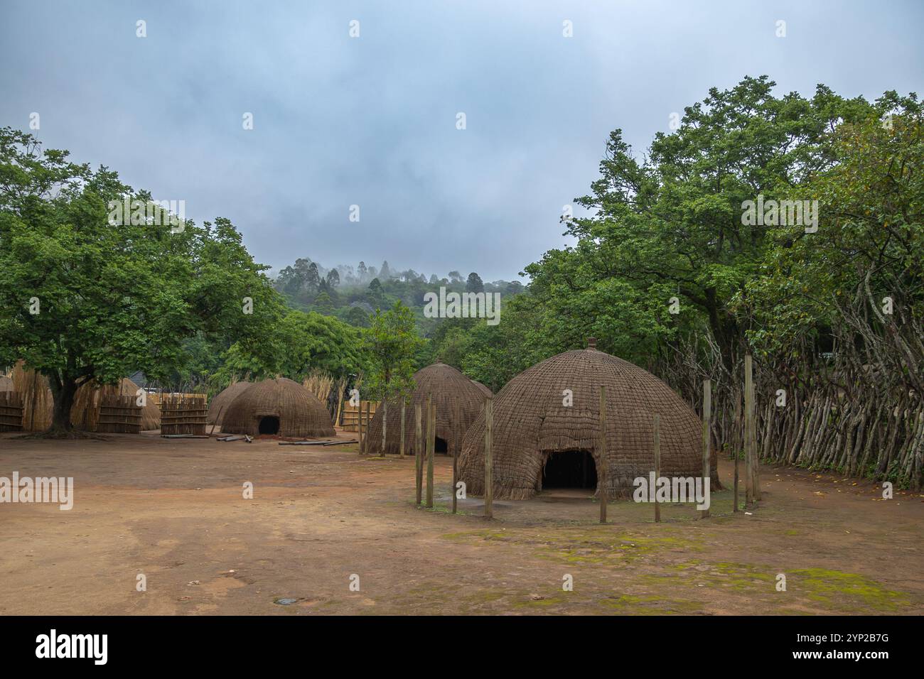 traditional hut in the Eswatini Cultural Village Stock Photo - Alamy