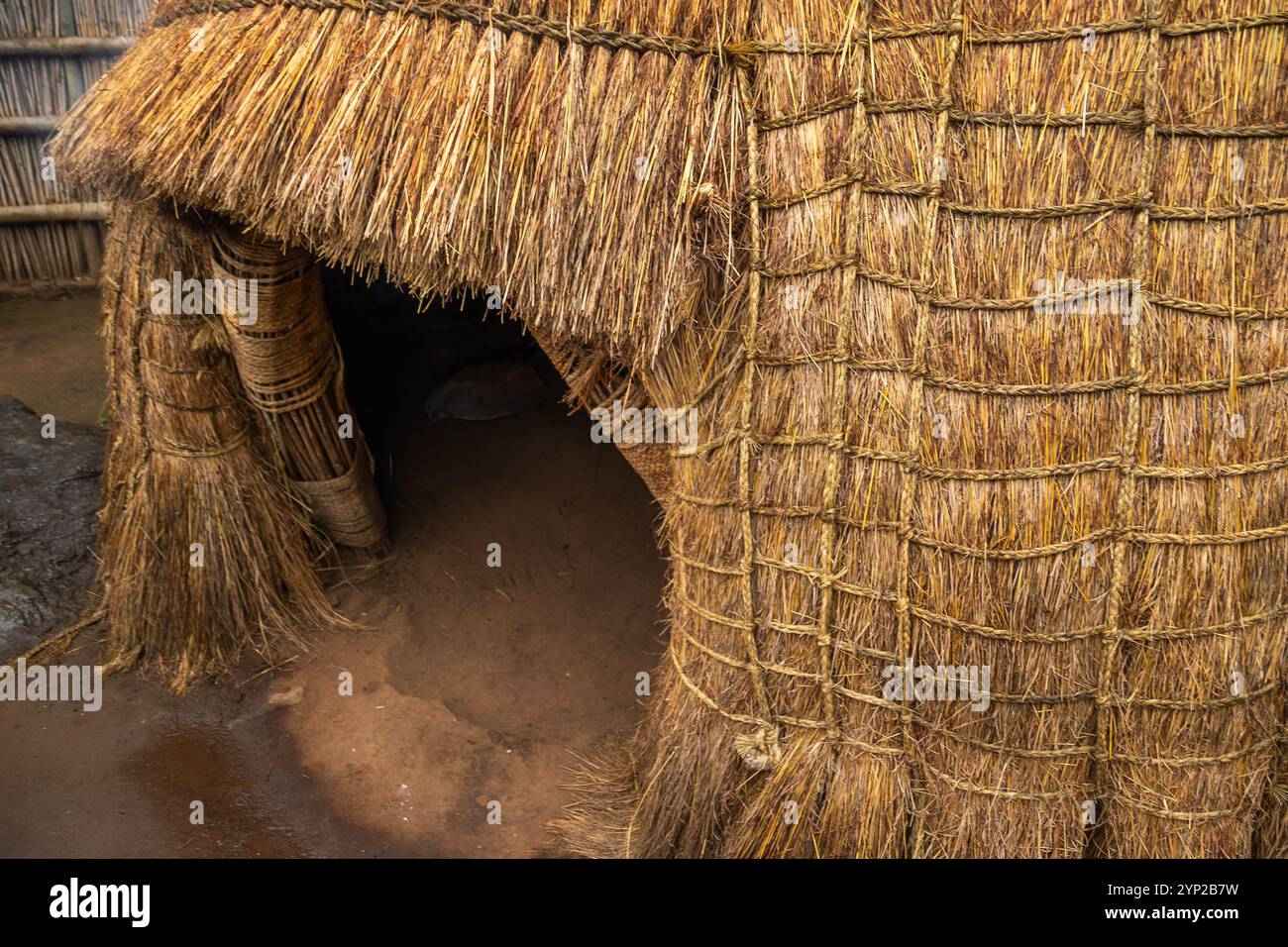 traditional hut in the Eswatini Cultural Village Stock Photo - Alamy