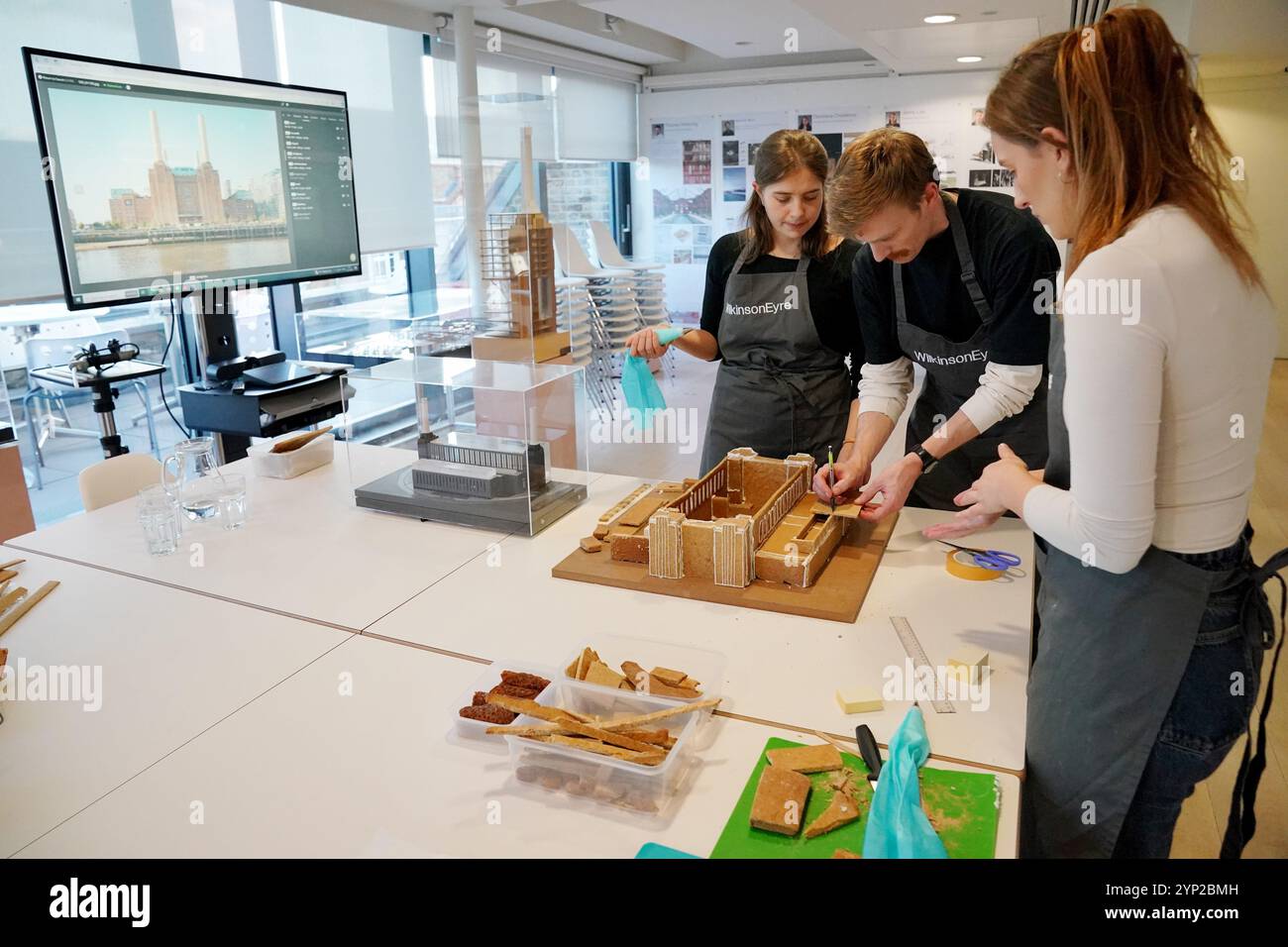 (left to right) Caterina Cremonese, Simon Campbell, and Alessia Sarno ...