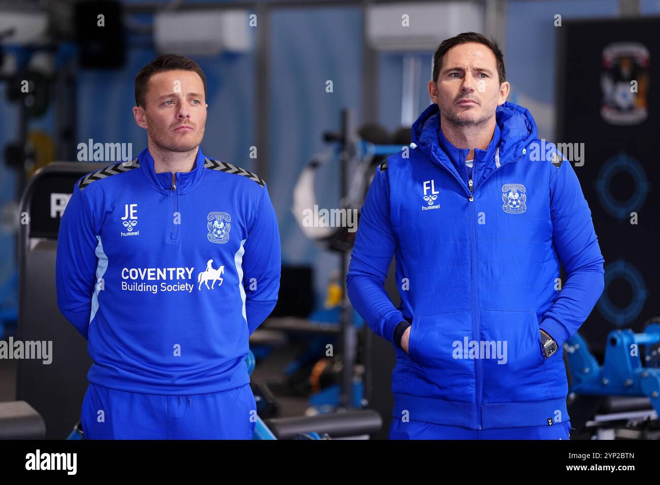 New Coventry City manager Frank Lampard (right) and new assistant ...
