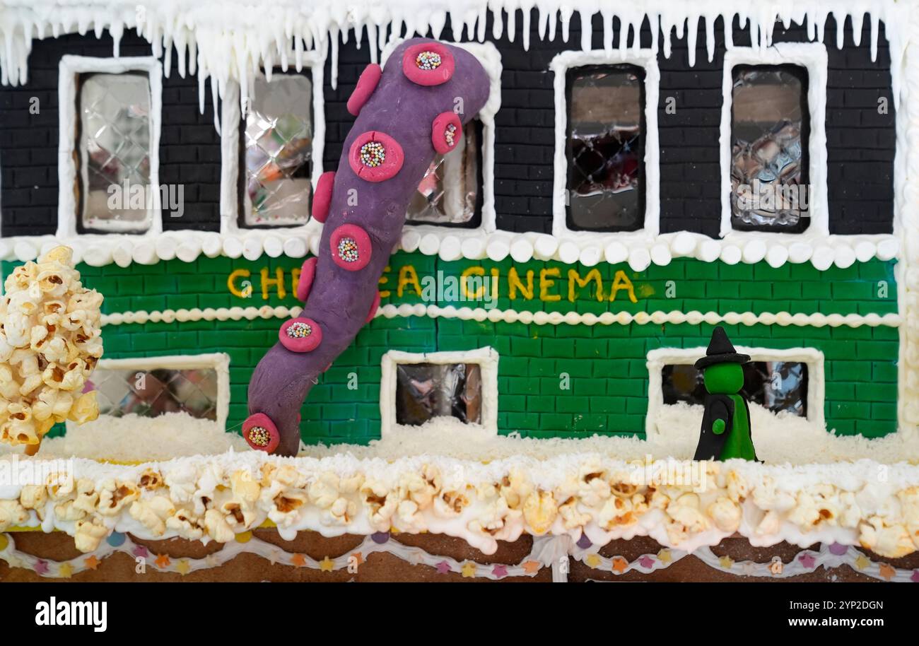 A view of a gingerbread model of The Gaumont, which forms part of the ...