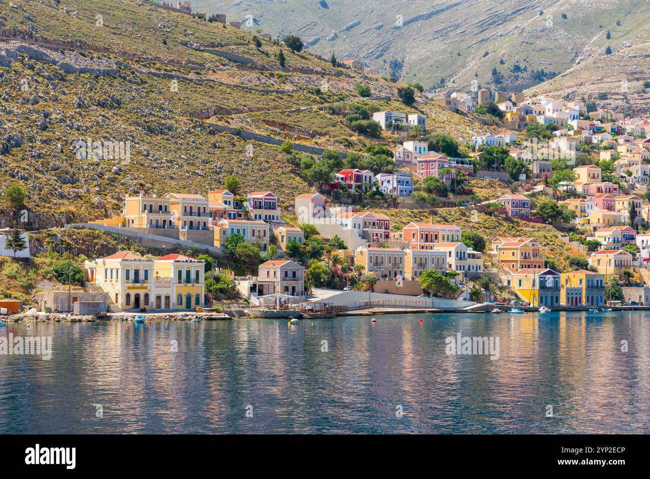 Symi island. Scenic landscape of Greek island. Dodecan Stock Photo - Alamy