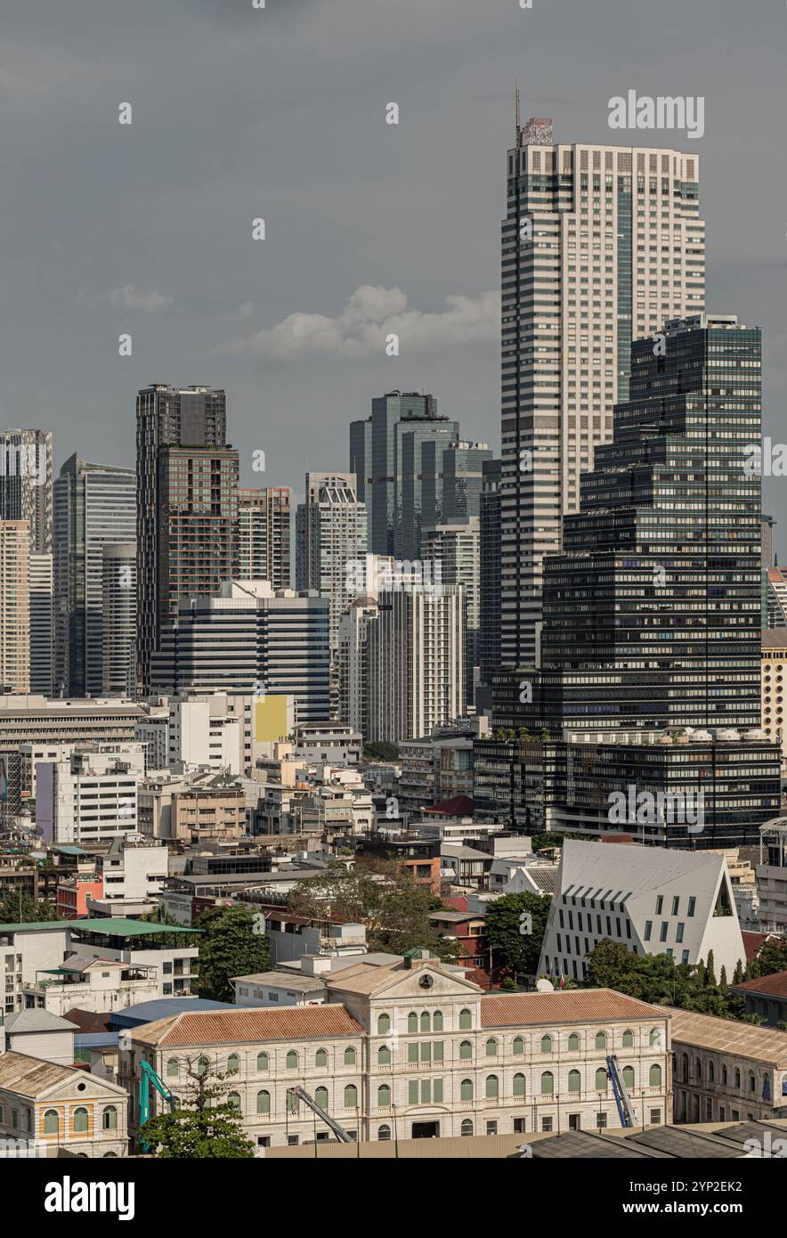 Bangkok, Thailand - 28 Sep, 2024 - Exterior view of The old customs ...