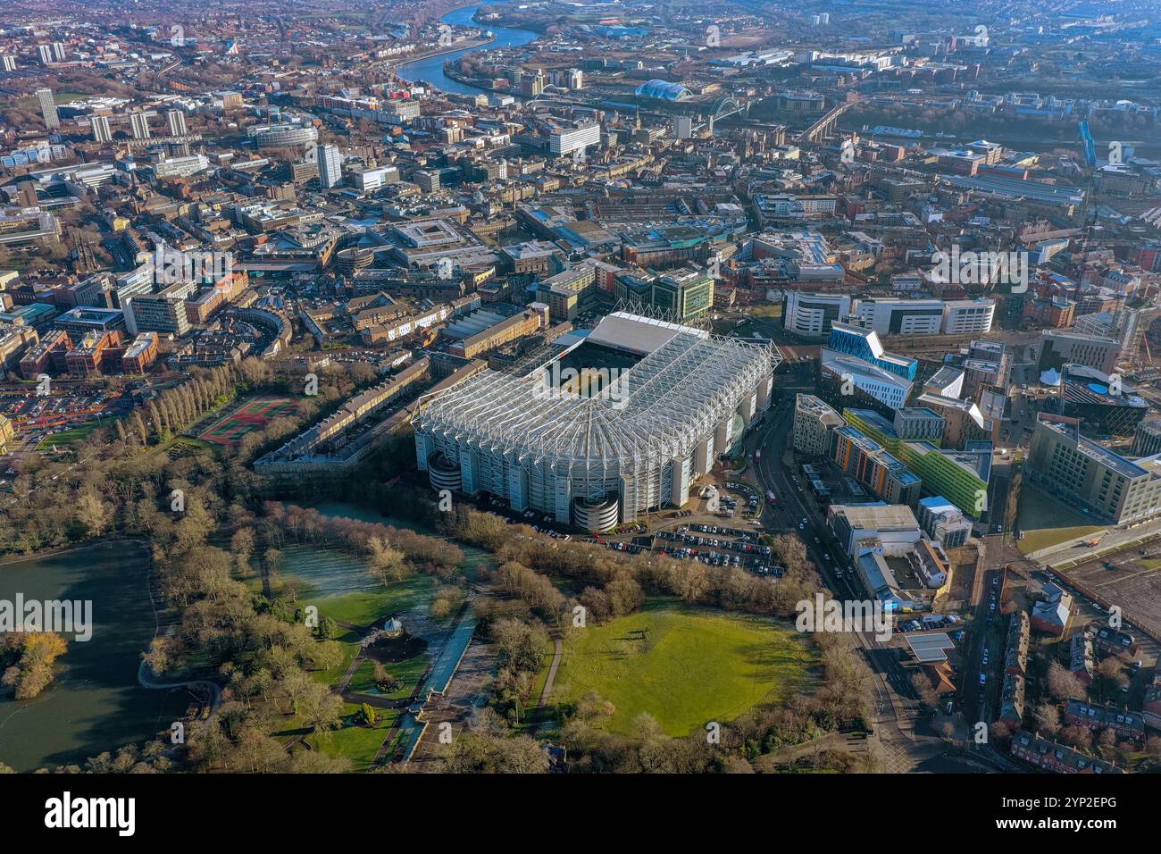Newcastle iconic football stadium hi-res stock photography and images - Alamy