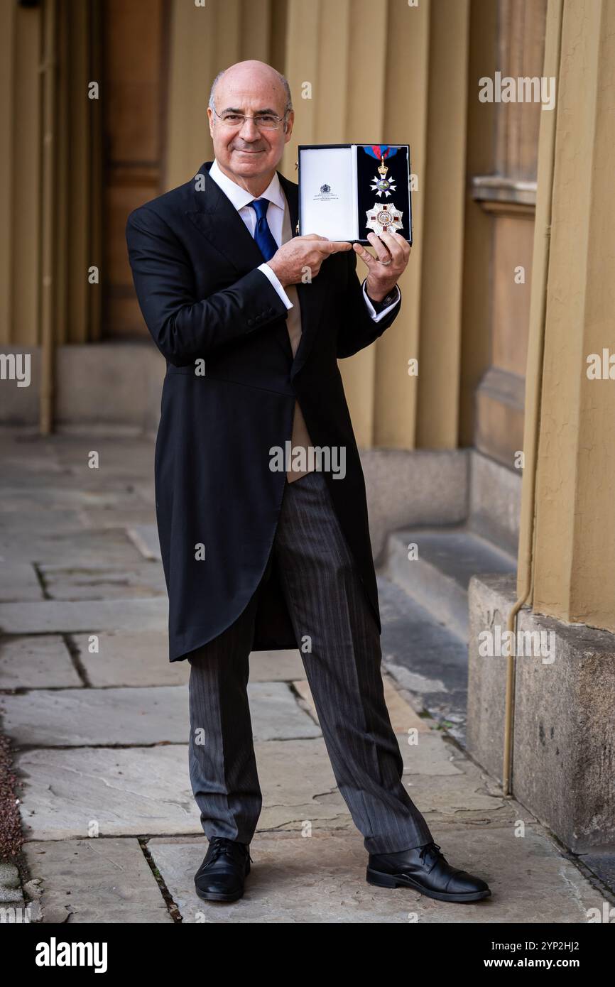 Sir William Browder after being appointed Knight Commander of the Order ...