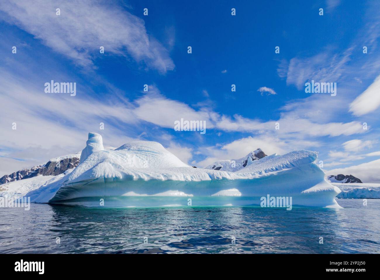 Iceberg in Lemaire Channel on the western side of the Antarctic ...