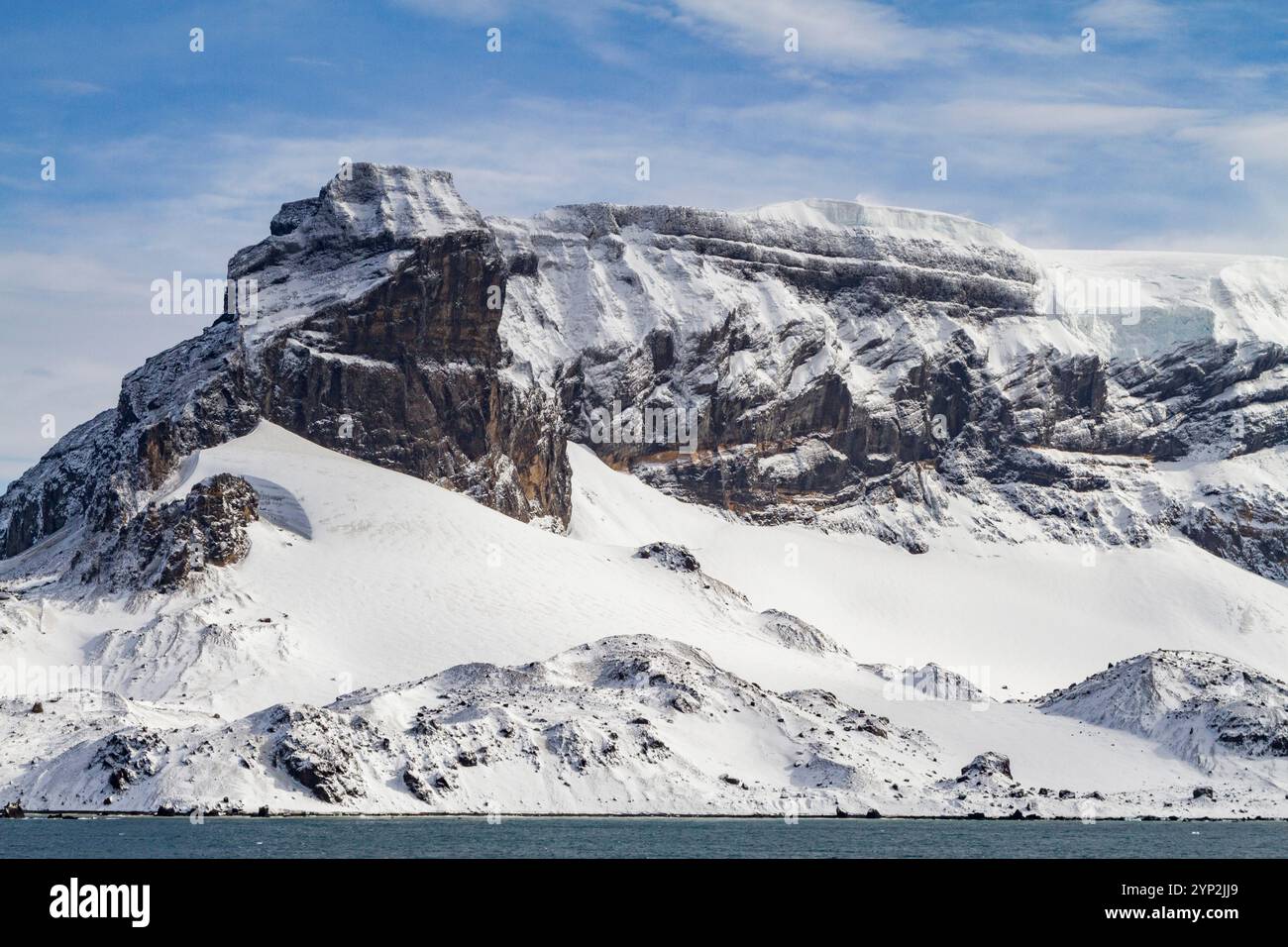 Views of the eastern side of the Antarctic Peninsula in the Weddell Sea ...