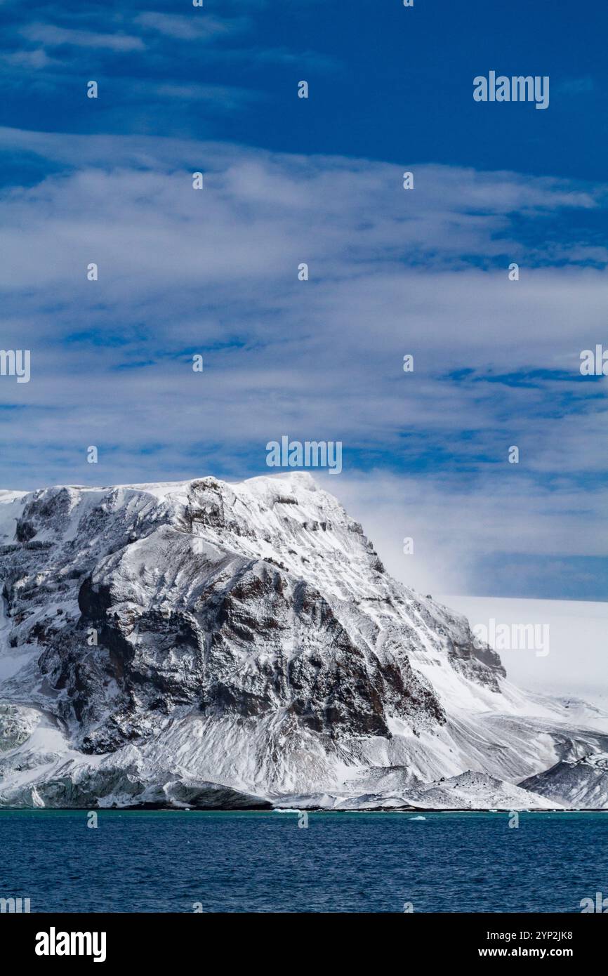 Views of the eastern side of the Antarctic Peninsula in the Weddell Sea ...